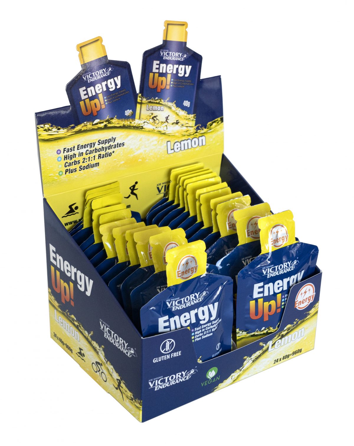 ENERGY UP GEL (caja 24und) - Weider Argentina